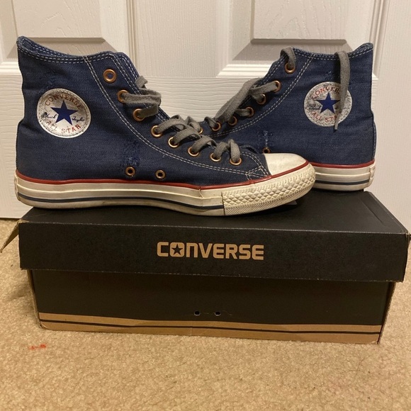 Converse | Shoes | Mens Converse Chuck Taylors High Top Navy Blue ...